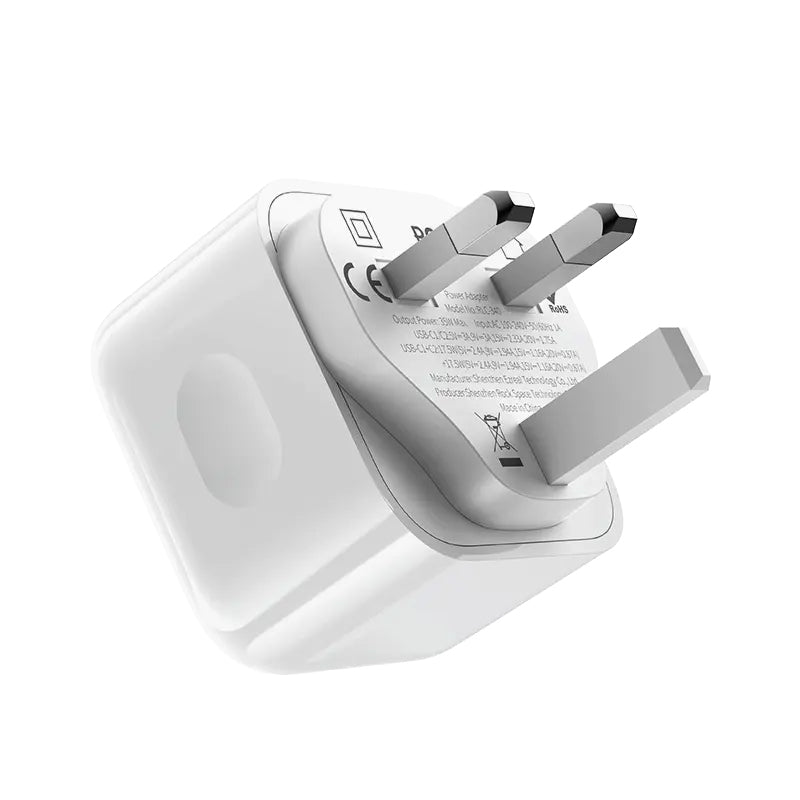 ROCK T58 35W Dual USB-C Ports Travel Charger UK Plug