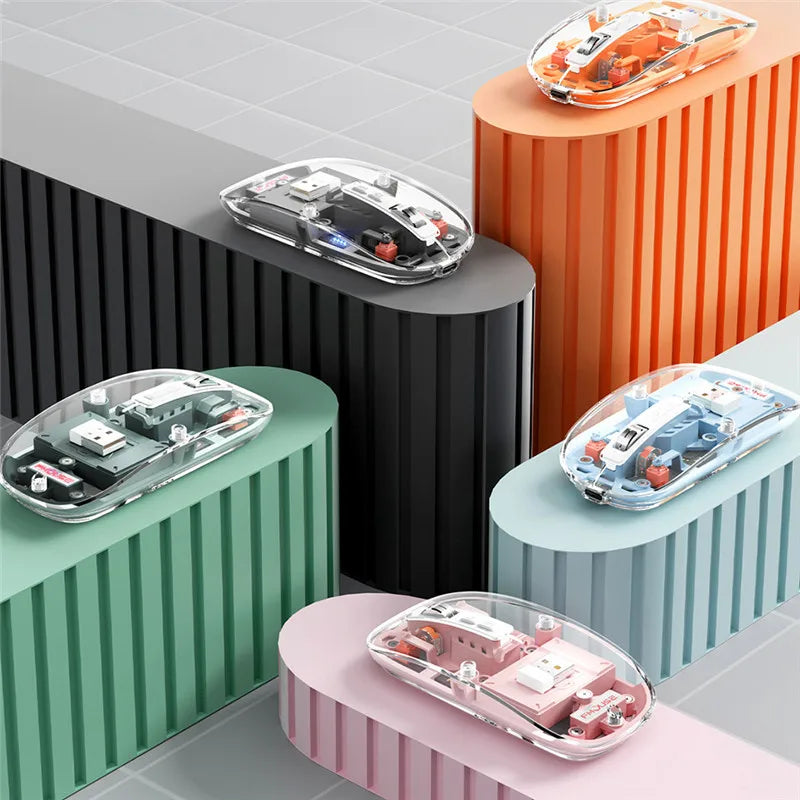 Vevo Mouse M233 - M133 Multimode Wireless Transparent Design