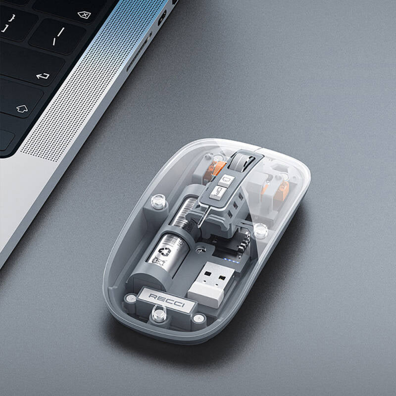 Vevo Mouse M233 - M133 Multimode Wireless Transparent Design