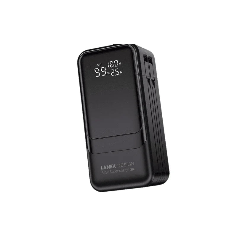 LANEX Lp35 Built In Dual Cables, 20000 mAh, 65W Power Bank
