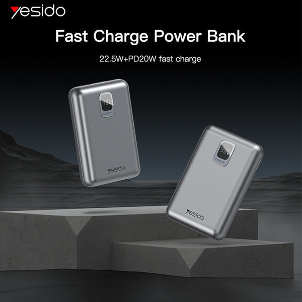 Yesido YP47 20000mah 22.5W PD20W Fast Charge LED Digital Display Power